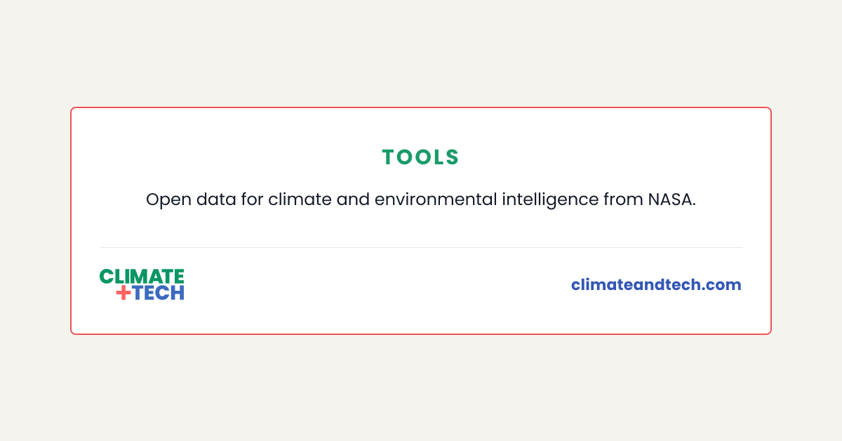 Nasa Earth Data Open Data Platform For Climate And Environmental 3219